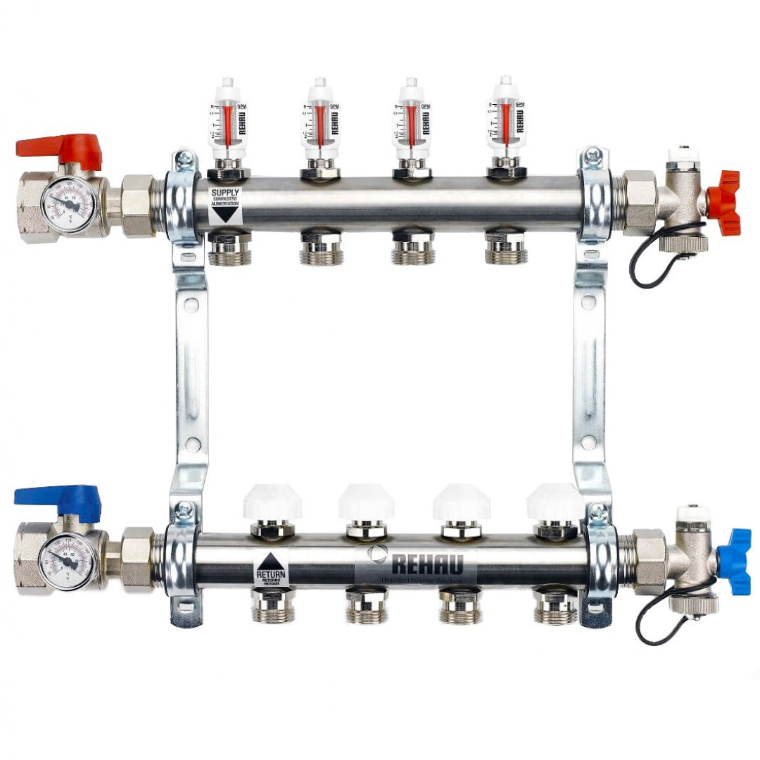 Stainless Steel Radiant Heating Manifolds — Hydro Solar Innovative Energy