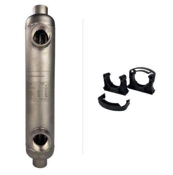 Titanium Pool Heat Exchanger SP55T-S (15 KW or 55 MBH) — Hydro Solar ...